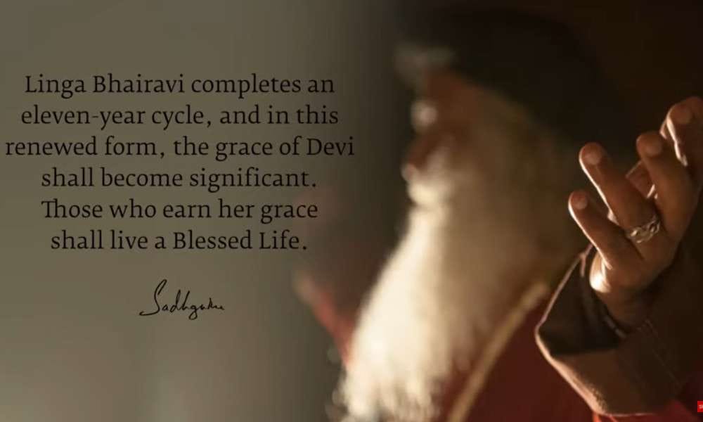 Soak in the Grace of Linga Bhairavi